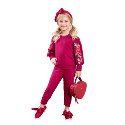Girls Be Bold Floral Jogger Set - Mia Belle Girls : Target