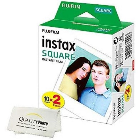 Fujifilm Instax Square Instant Film - 20 Exposures - For Use With The ...