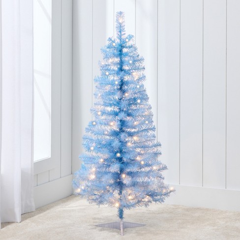 Best Choice Products Prelit Colored Christmas Tree, 4ft Artificial Tree ...