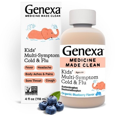 Genexa Kids' Multi-symptom Cold & Stuffy Nose Liquid Relief - 4 Fl Oz ...