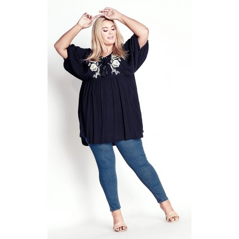 Aveology | Women's Plus Size Jean Jayda Skny H Waist - Mid Wash - 30w ...