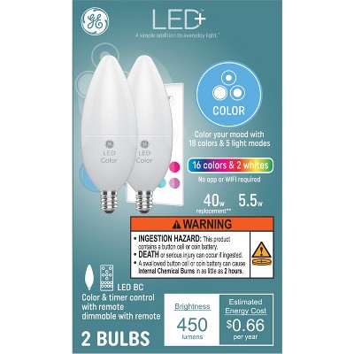 Ge Remote Included Led+ Speaker And Color Changing Light Bulb : Target