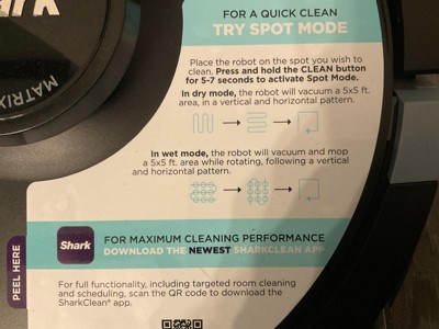 Shark Matrix Plus 2in1 Robot Vacuum & Mop With Sonic Mopping, Matrix ...
