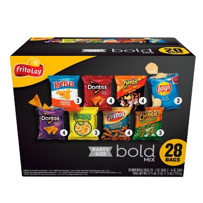 Frito-lay Bold Mix Snacks Mega Size Variety Pack - 42oz/42ct : Target