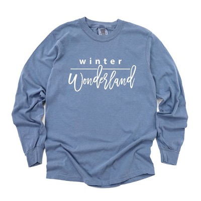 Simply Sage Market Women's Winter Wonderland Long Sleeve Garment Dyed ...