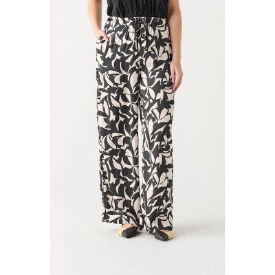 Women's High Waist Wide Leg Satin Pant - Dex S : Target