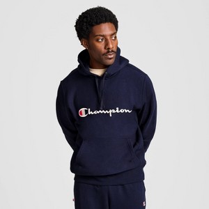 Champion Adult Sizing Iconic Embroidered Hoodie - Navy L : Target