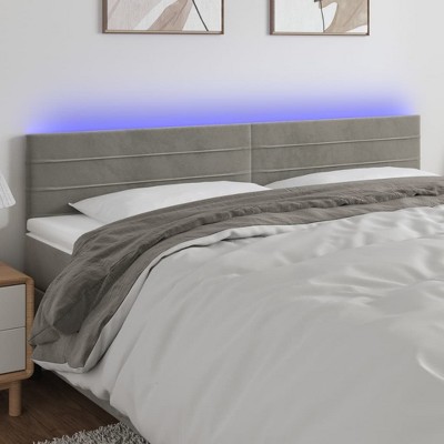 Vidaxl Led Headboard, Upholstered Headboard For Bed Home, Bed Headboard ...