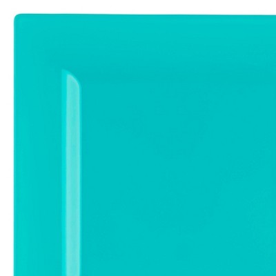 Smarty Had A Party 9.5" Red Square Plastic Dinner Plates (120 Plates ...