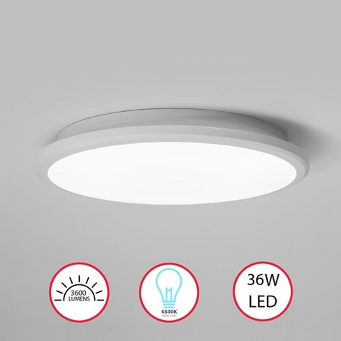 Led Ceiling Light Fixture Flush Mount Lighting, 6500k Daylight White ...