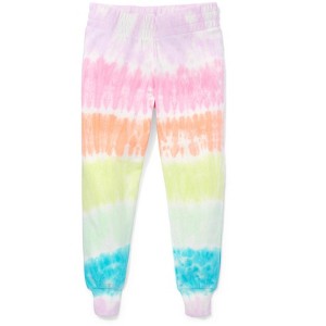 The Children's Place Tween Girls Tie Dye Fleece Jogger Pants : Target