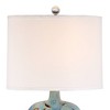 360 Lighting Devan Modern Table Lamps 24 1/2" High Set Of 2 Blue ...