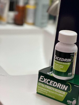 Excedrin Extra Strength Pain Reliever Caplets - Acetaminophen/aspirin ...