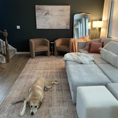 58" X 38" Tonal Abstract Framed Canvas - Threshold™ Designed With ...