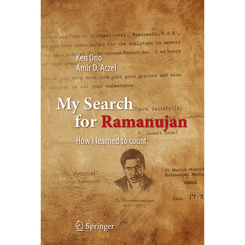 My Search For Ramanujan - By Ken Ono & Amir D Aczel (hardcover) : Target