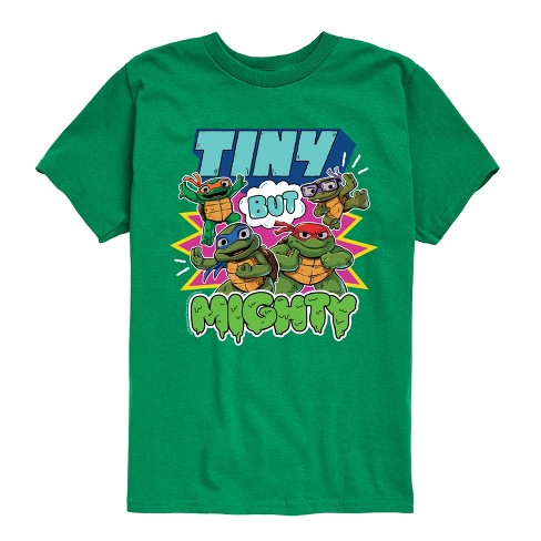 Boys' Teenage Mutant Ninja Turtles Mutant Mayhem Tiny But Mighty Short Sleeve Graphic T-shirt ...