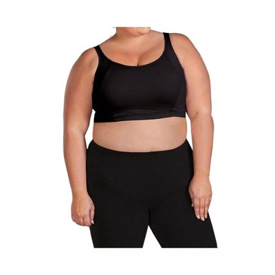 Women's Plus Size Double Layer Sports Bra - On The Plus Side 4x : Target