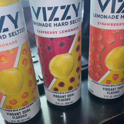 Vizzy Hard Seltzer Tangy Lemonade Variety Pack - 12pk/12 Fl Oz Slim ...