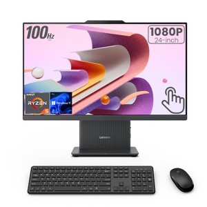 Lenovo IdeaCentre 24ARR9 24" FHD Touch All-in-One Desktop, Ryzen 5 ...
