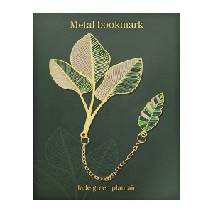 Unique Bargains Plant Leaf Metal Bookmark for Reading Green 1 Pc : Target