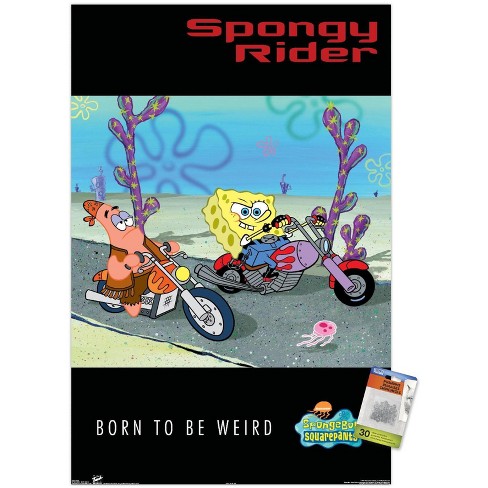 Trends International Nickelodeon Spongebob Squarepants - Biker Unframed ...