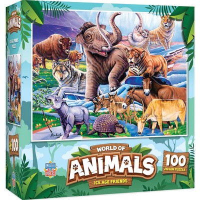 Masterpieces 100 Piece Jigsaw Puzzle For Kids - Ice Age Friends - 11.5 ...