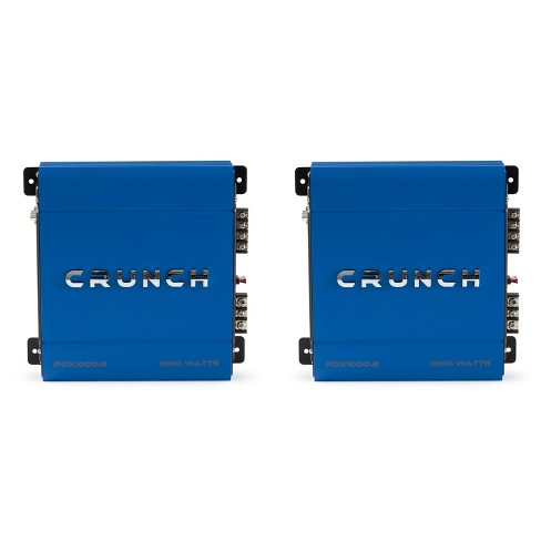 Crunch Powerdrivex 1000 Watt 2 Channel Exclusive Blue A/b Car Amplifier ...