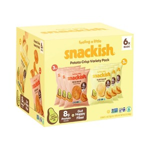 Snackish Variety Pack 8g Protein Potato Chips - 6.6oz : Target