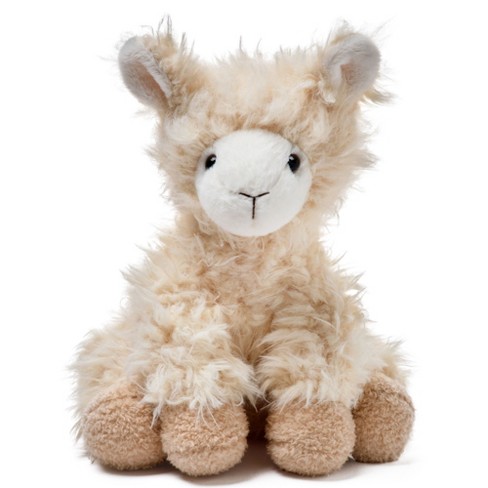 Bearington Fuzzy Plush Llama Off White Stuffed Animal 11.5 Inches Target