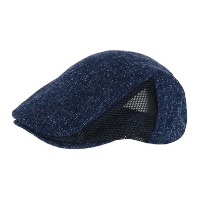 Ctm Men's Mesh Melange Breathable Ivy Cap, Small/medium, Navy : Target