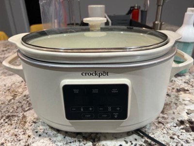Crock-pot 6qt Programmable Slow Cooker With Sous Vide - Oat Milk Ivory ...