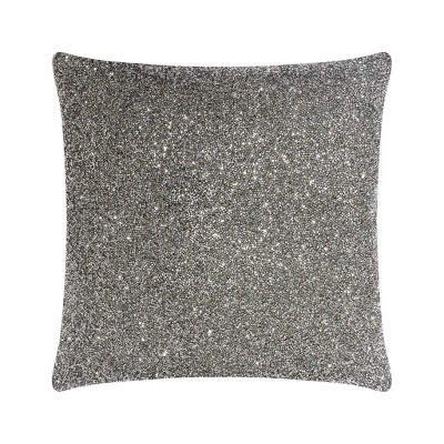 16"x16" Luminous Allover Square Throw Pillow Charcoal - Sparkles Home ...