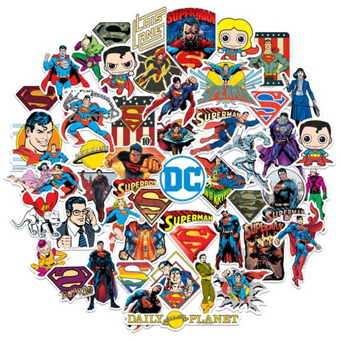 Superman Stickers Die Cut Vinyl Sticker Variety Pack : Target