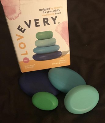 Lovevery Wooden Stacking Stones - 4ct : Target