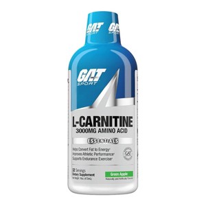 GAT SPORT Essentials Series L-Carnitine 3000mg, Green Apple : Target
