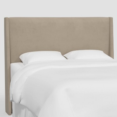 Full Bellmead Slipcover Headboard Linen Sandstone - Threshold™ Designed ...