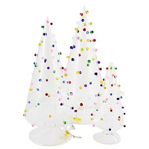 Cody Foster 10.0 Inch Bauble Tree Set Small Christmas Decorative Tree ...