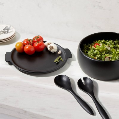 118oz Acacia Modern Serving Bowl Black - Threshold™ : Target