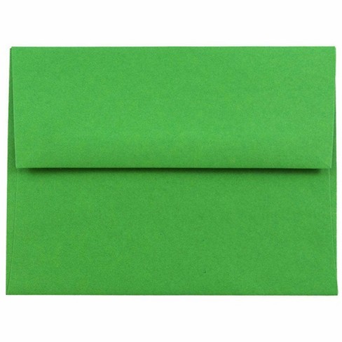 Jam Paper A2 Colored Invitation Envelopes - 4 3/8 X 5 3/4 - Green ...
