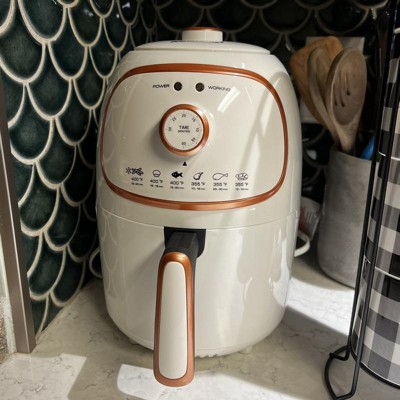 Brentwood Af-202bk 2 Quart Small Electric Air Fryer Copper With Timer ...