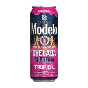 MODELO Chelada Suprema Tropical - 24 fl oz Can : Target