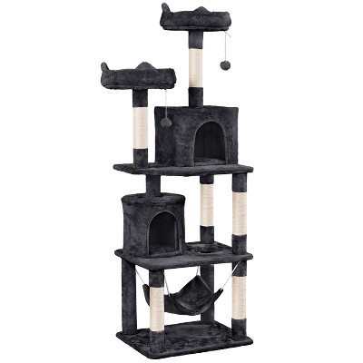 Yaheetech 62.2"h 3-level Cat Tower With 2 Condos For Indoor Cats ...