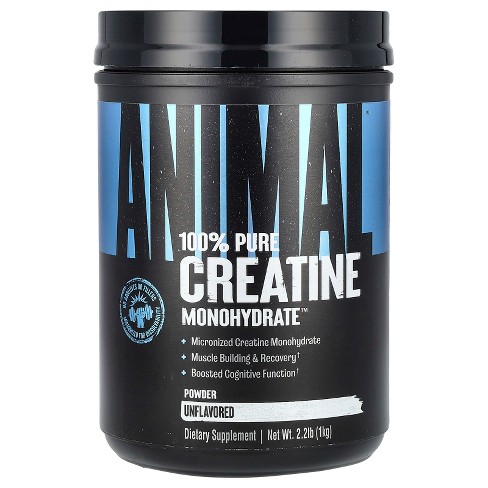 Animal 100% Pure Creatine Monohydrate™ Powder, Unflavored, 2.2 Lb (1 Kg ...