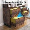 Tribesigns 2 Drawer File Cabinet, Vertical Filing Cabinet With ...