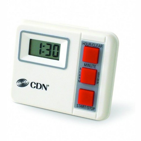 Cdn Digital Kitchen Timer With, 20 Hour, White : Target