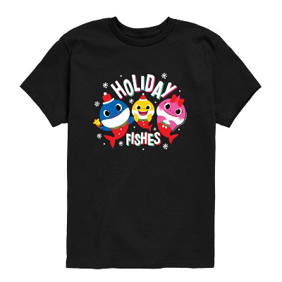Boys' - Baby Shark - Holiday Fishes Toddler Short Sleeve Graphic T ...