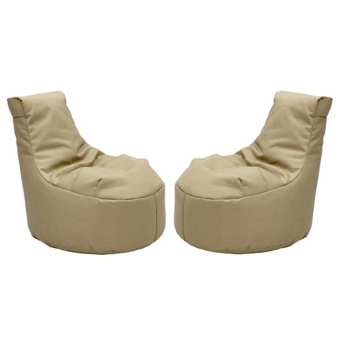 Factory Direct Partners 2pk Element Paddle Out Kids' Bean Bags Beige ...
