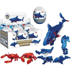 Mini Capsule Block Puzzle Sets Sealife Assorted 1ct : Target