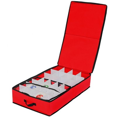 Treekeeper Two-tray Ornament Bag With Clear Top : Target