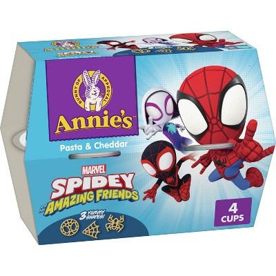Annie's Spidey Shapes & Cheddar Mac And Cheese - 6oz : Target
